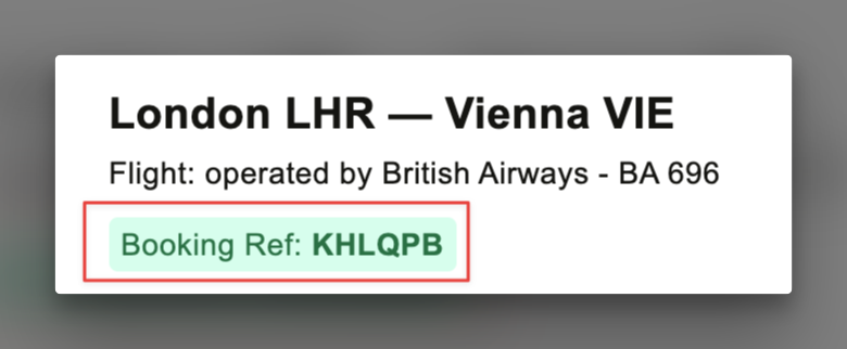 Find the confirmation number or booking reference – Help center