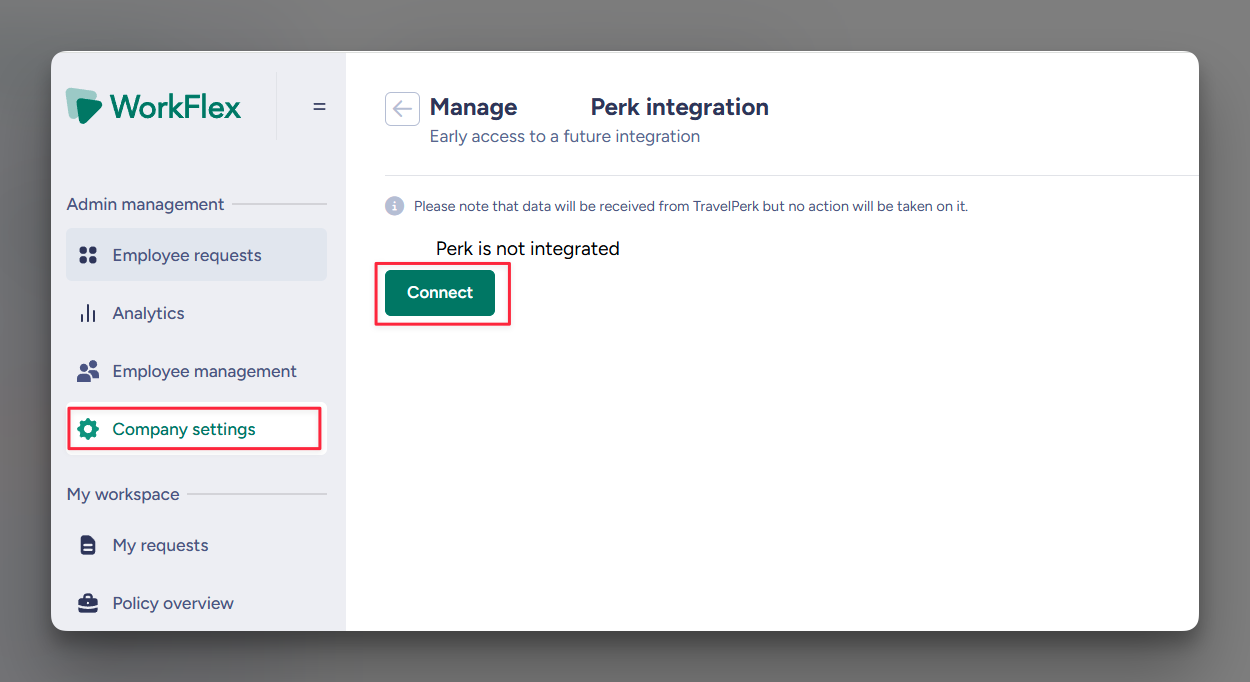 Integrate WorkFlex with Perk – Help center