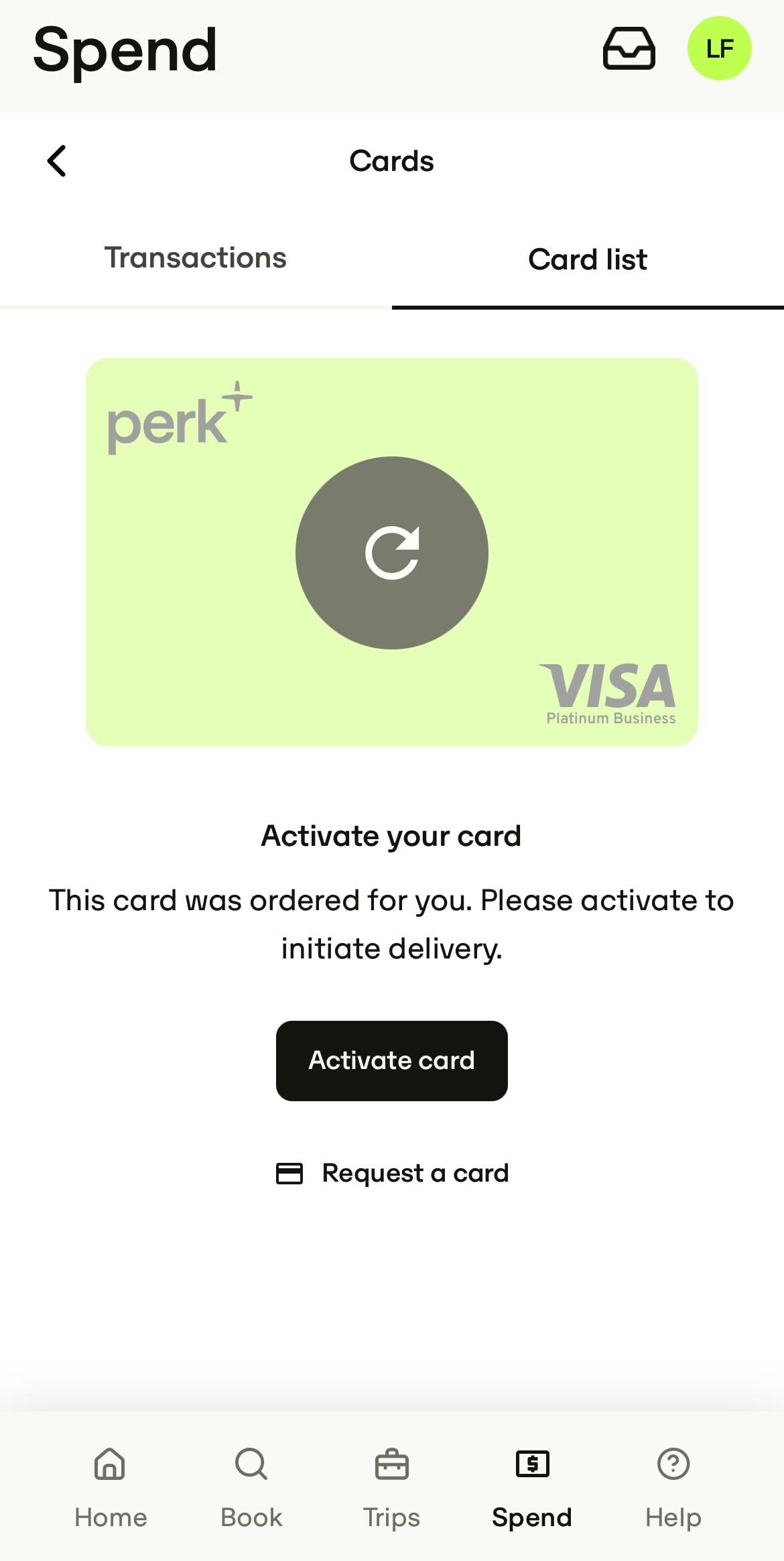 Activate your Perk Card – Help center