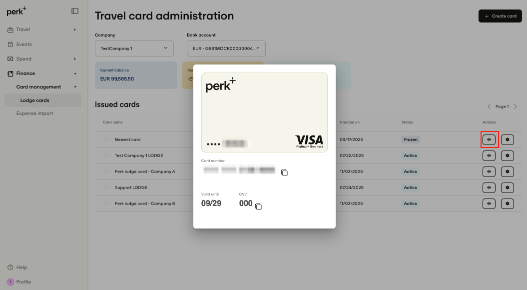 Manage Perk lodge cards – Help center